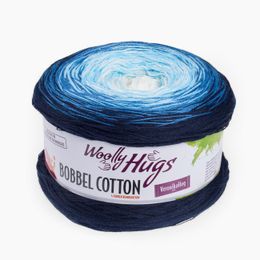 Bobbel Cotton von Woolly Hugs, Blau/Wei&szlig;, aus Baumwolle