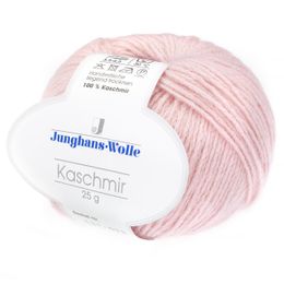 Kaschmir von Junghans-Wolle, Ros&eacute;, aus Kaschmir