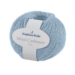 Wool-Cashmere von Junghans-Wolle, Bleu, aus Schurwolle