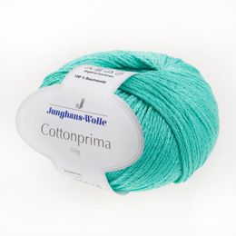 Cottonprima von Junghans-Wolle, Gr&uuml;n, aus Baumwolle