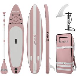 Inflatable SUP-Board YEAZ "SUP Board und Kit LIDO - EXOTRACE PRO - SET", pink, Wassersportboards