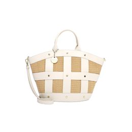 Shopper Tamaris "Shopper TAS Kirsti", Damen, Gr. B/H/T: 47cm x 29cm x 14,5cm 0, beige (beige 400), Polyurethan, Taschen Shopper