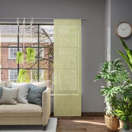 Neutex for you! Schiebegardine NEUTEX FOR YOU "Libre-ECO" Gr. 1, gr&uuml;n, B:60cm H:245cm, Jacquard, Polyester, Gardinen, 60 x 245 cm (B x H)
