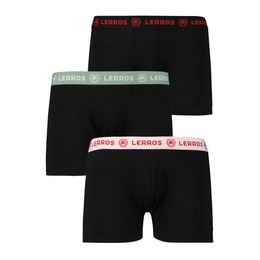 Boxershorts Lerros "Boxershorts 3er Pack Mixed Colours", Herren, Gr. L, mix pack 290, 290, 290, 95% Baumwolle, 5% Elasthan, Unterhosen, Unterhosen, Mehrfarbig, Unterw&auml;sche, 3 St&uuml;ck, Baumwoll-Elasthan-Mix
