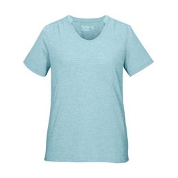 T-Shirt Killtec "KOS 29 WMN TSHRT", Damen, Gr. 38, ocean, Obermaterial: 61% Polyester, 30% Polyamid, 9% Elasthan, Shirts T-Shirt, Atmungsaktiv, schnelltrocknend, Melange-Optik, Stretchkomfort