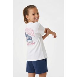 T-Shirt Converse "CNVG CHUCK TAYLOR BOYFRIEND T-", M&auml;dchen, Gr. 128, wei&szlig;, Obermaterial: 60% Baumwolle, 40% Polyester, Rundhals, Shirts T-Shirt, f&uuml;r Kinder und Jugendliche, sportlicher Stil, leichtes Material