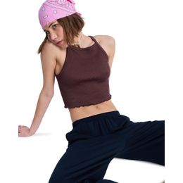 Tanktop Roxy "As I Am", Damen, Gr. XL, french roast, Obermaterial: 68% Walkfrottier, 28% Microfaser, 4% Elasthan;, Tops Tanktop