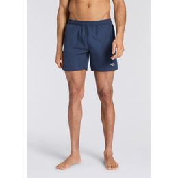 Badeshorts BOSS "Swordfish", Herren, Gr. L, N-Gr, navy 415, Web, Obermaterial: 100% Polyester, unifarben, Badehosen Badeshorts