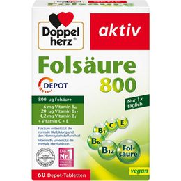 Queisser Doppelherz Fols&auml;ure 800 Depot Tabletten 60 St