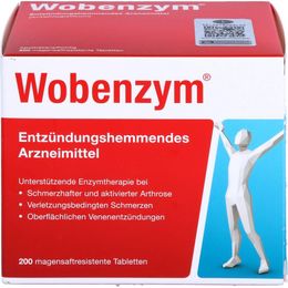 Wobenzym magensaftresistente Tabletten 200 St