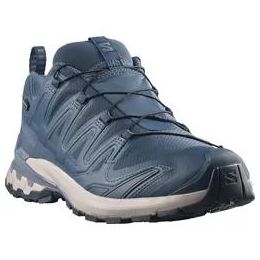 Trailrunningschuh Salomon "XA PRO 3D V9 GORE-TEX", Damen, Gr. 43, spellbound, grisaille, maritime blau, Synthetik, Textil, Schuhe, wasserdicht