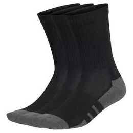 Kurzsocken Adidas ORIGINALS "Socken Essentials Climacool Crew Socken 3er Pack", Herren, Gr. 40-42, schwarz, Obermaterial: 69% Polyester PES. 26% Baumwolle CO. 4% Elasthan EL. 1% Polyamid PA., Socken