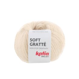 Soft Gratt&eacute; von Katia, Cremewei&szlig;, aus Polyacryl