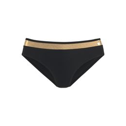 Lascana Bikinihose Damen Gr&ouml;&szlig;e XS goldgelb / schwarz