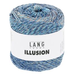 Illusion von Lang Yarns, Blau/Grau/Beige, aus Baumwolle
