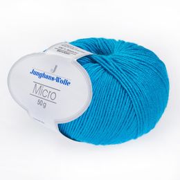 Micro von Junghans-Wolle, T&uuml;rkis, aus Polyacryl