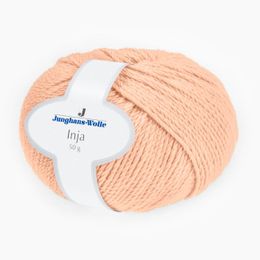 Inja von Junghans-Wolle, Apricot, aus Schurwolle