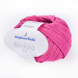 Bandana von Junghans-Wolle, Pink, aus Baumwolle