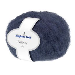 Nappy von Junghans-Wolle, Dunkelblau, aus Polyacryl