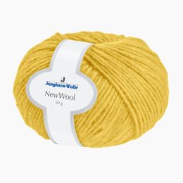 NewWool von Junghans-Wolle, Curry, aus Schurwolle