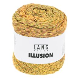 Illusion von Lang Yarns, Olive/Gelb/Braun/Orange, aus Baumwolle