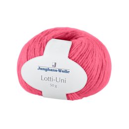 Lotti-Uni von Junghans-Wolle, Rotpink, aus Baumwolle