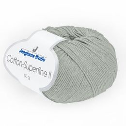 Cotton-Superfine II von Junghans-Wolle, Silber, aus Baumwolle