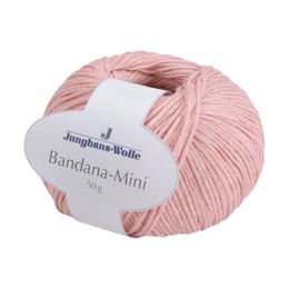 Bandana-Mini von Junghans-Wolle, Lachs, aus Baumwolle