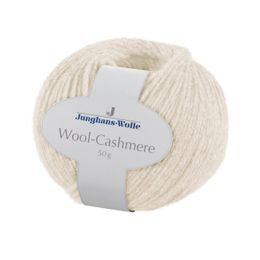 Wool-Cashmere von Junghans-Wolle, Wollwei&szlig;, aus Schurwolle