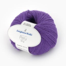 Peru von Junghans-Wolle, Ultraviolett, aus Polyacryl