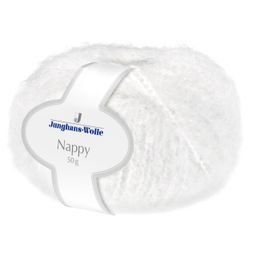 Nappy von Junghans-Wolle, Wei&szlig;, aus Polyacryl