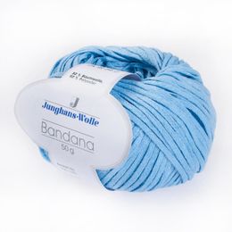 Bandana von Junghans-Wolle, Hellblau, aus Baumwolle