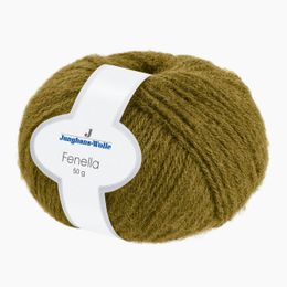 Fenella von Junghans-Wolle, Oliv, aus Alpaka