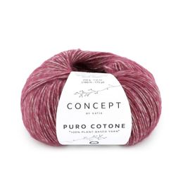 Puro Cotone von Katia, Rubinrot, aus Baumwolle