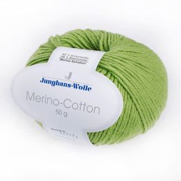 Merino-Cotton von Junghans-Wolle, Kiwi, aus Schurwolle