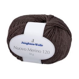 Nuovo Merino 120 von Junghans-Wolle, Braun, aus Schurwolle