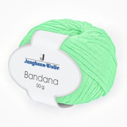 Bandana von Junghans-Wolle, Mint, aus Baumwolle