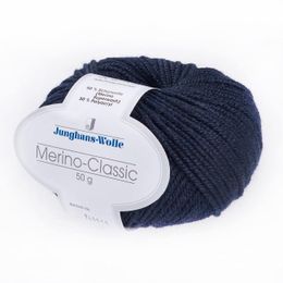 Merino-Classic von Junghans-Wolle, Marine, aus Schurwolle