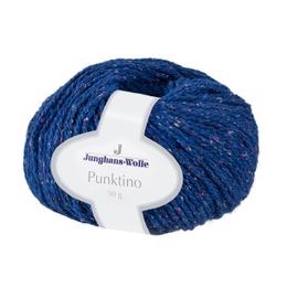 Punktino von Junghans-Wolle, Blau, aus Schurwolle