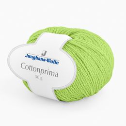 Cottonprima von Junghans-Wolle, Apfelgr&uuml;n, aus Baumwolle