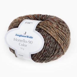 Monello-90 Color von Junghans-Wolle, Schwarz/Beige, aus Polyacryl