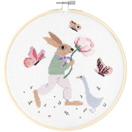 Rico Design Kreuzstichbild - Fr&uuml;hlingsfreunde