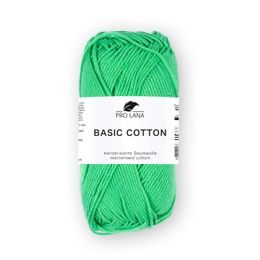 Basic Cotton von Pro Lana, Maigr&uuml;n, aus Baumwolle