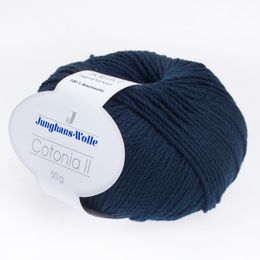 Cotonia II von Junghans-Wolle, Navy, aus Baumwolle
