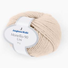 Monello-90 Uni von Junghans-Wolle, Creme, aus Polyacryl