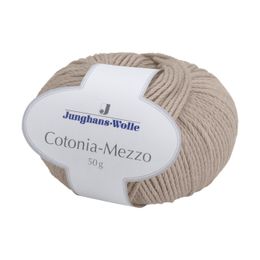Cotonia-Mezzo von Junghans-Wolle, Beige, aus Baumwolle