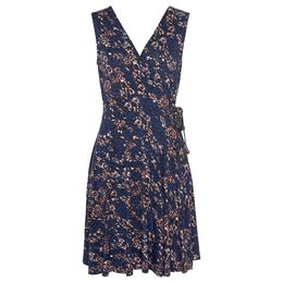 Vivance By Lascana Kleid Damen Gr&ouml;&szlig;e 48 navy / bronze Sommerkleid