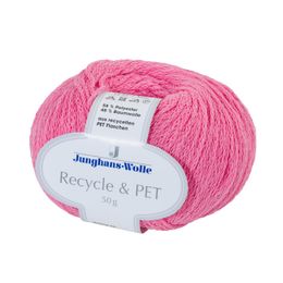 Recycle & PET von Junghans-Wolle, Fuchsia, aus Polyester