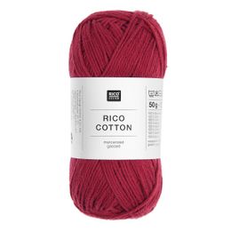 Rico Cotton von Rico Design, Weinrot, aus Baumwolle