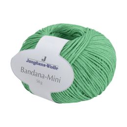 Bandana-Mini von Junghans-Wolle, Gr&uuml;n, aus Baumwolle